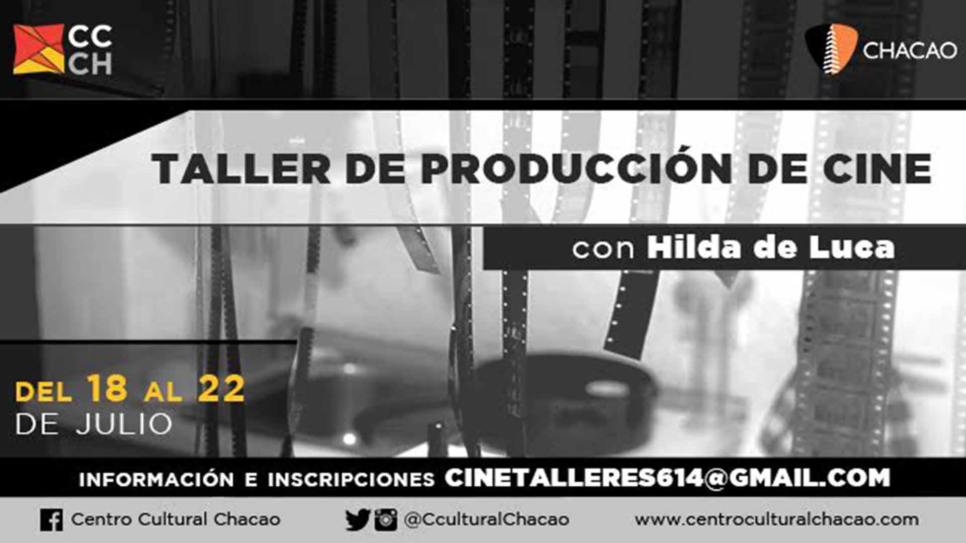 Taller de cine con Hilda De Luca se realizará en Centro Cultural Chacao ...
