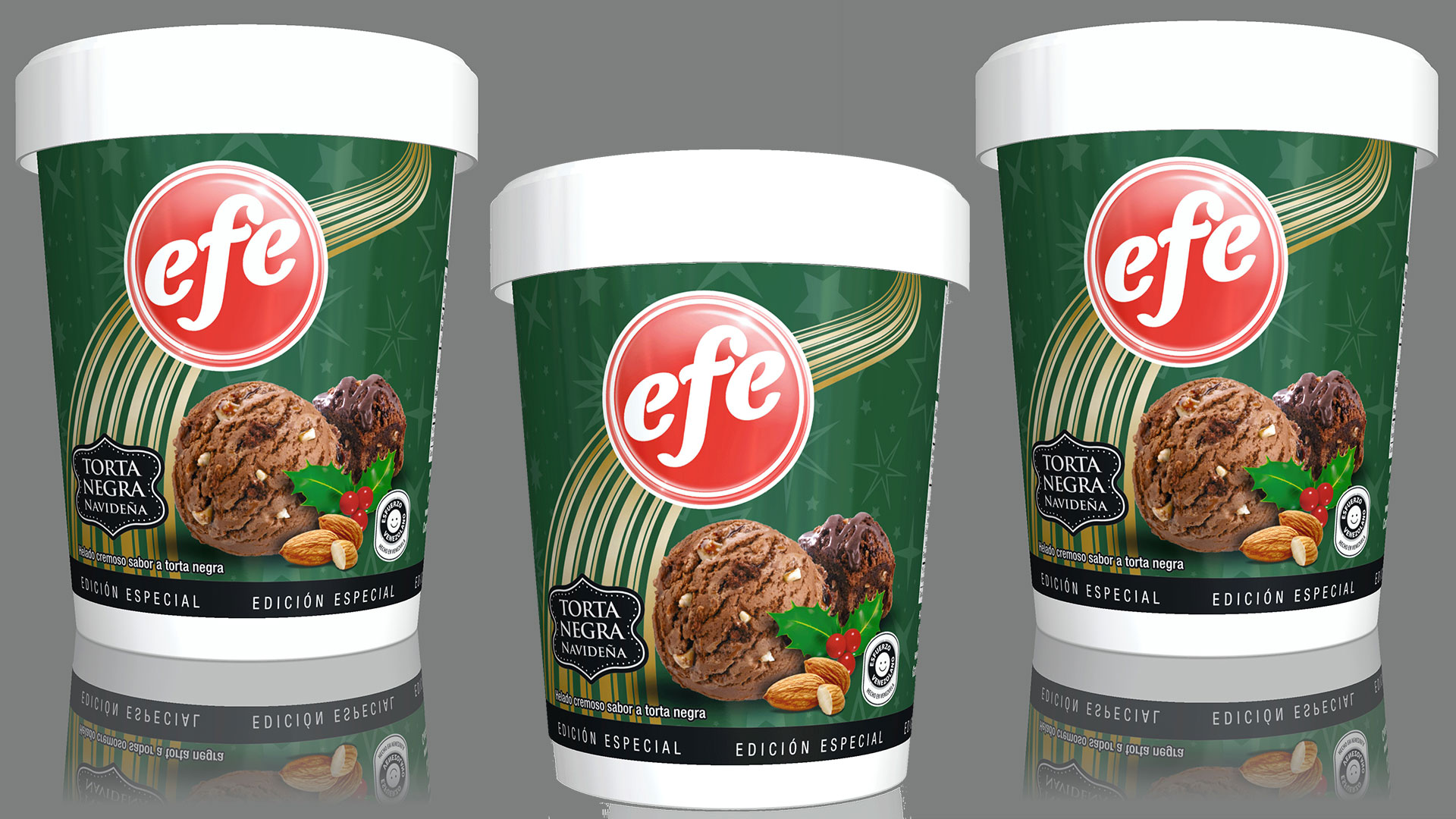 Helados Efe presenta: torta negra navideña | Bienmesabe