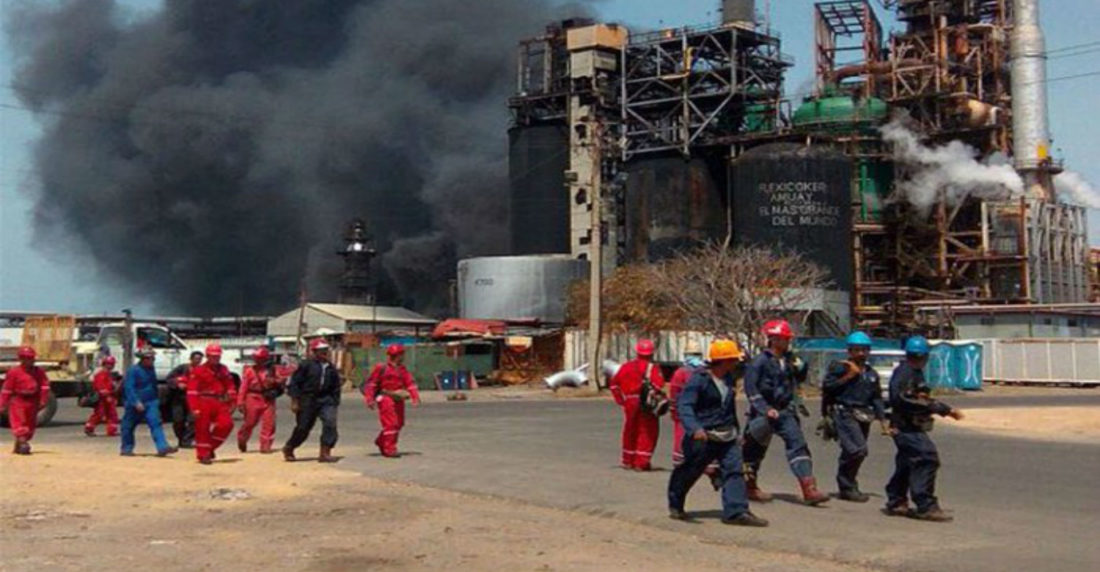 Reportan explosión e incendio en refinería de Amuay | El Interés | El ...