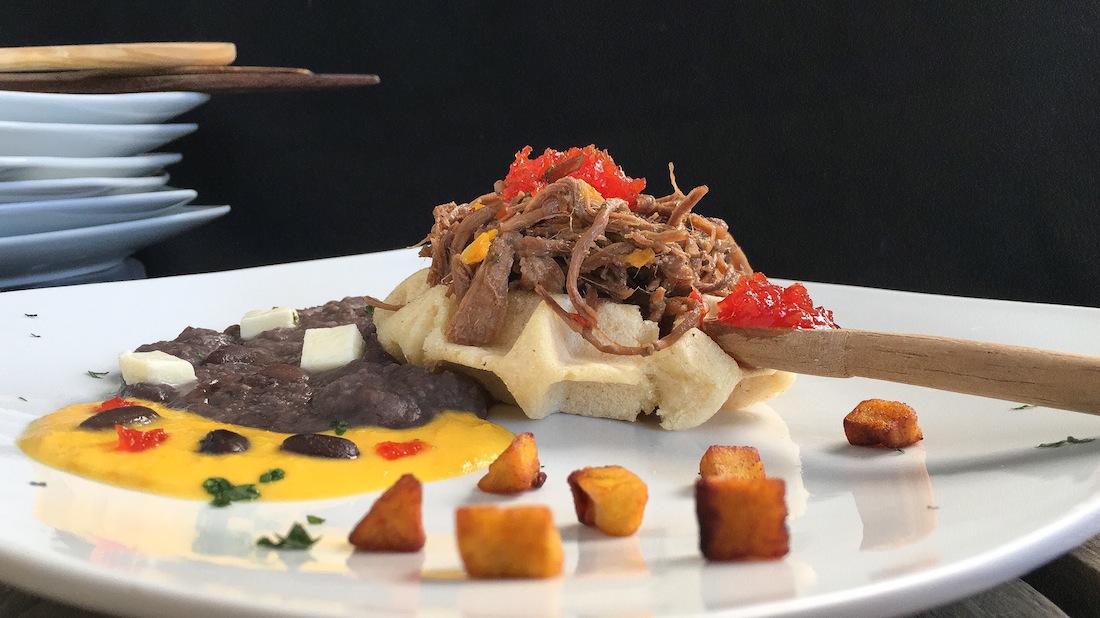 Los waffle-arepas de #DoritaCooks | Bienmesabe