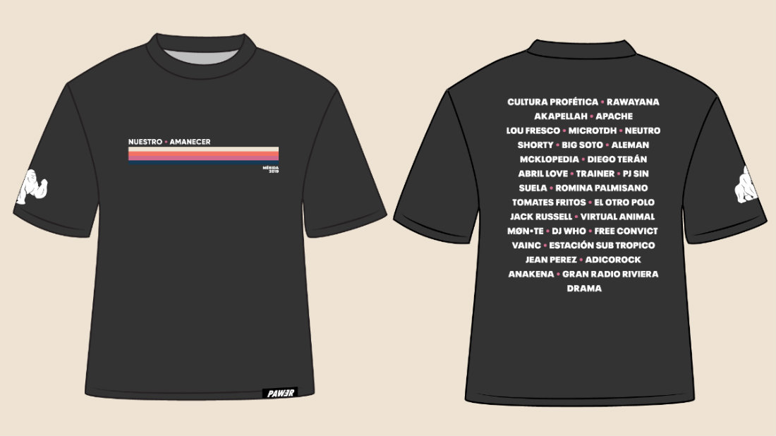 Pawer será la marca de ropa oficial del festival Nuestro Amanecer | El ...