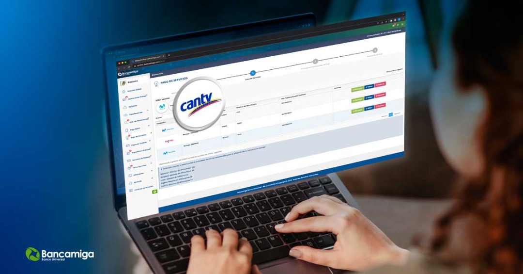 Bancamiga amplía las formas de pagar Cantv y otros servicios de cada día