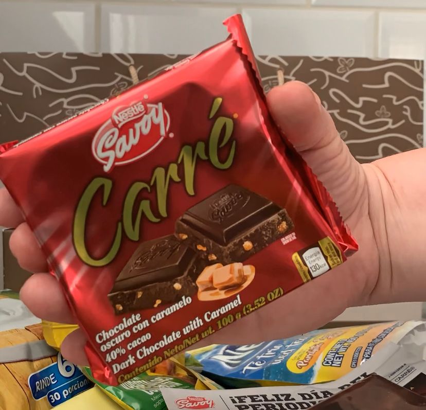 El nuevo Carré es de chocolate oscuro con trozos de caramelo
