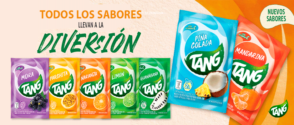 Tang ahora sabe a piña colada y a mandarina