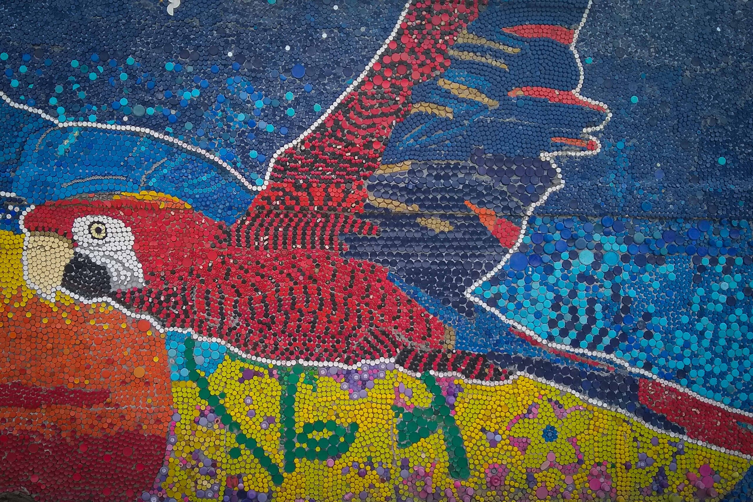 Guatire busca un Guinness: este es el mural de 300 mil tapas para ...