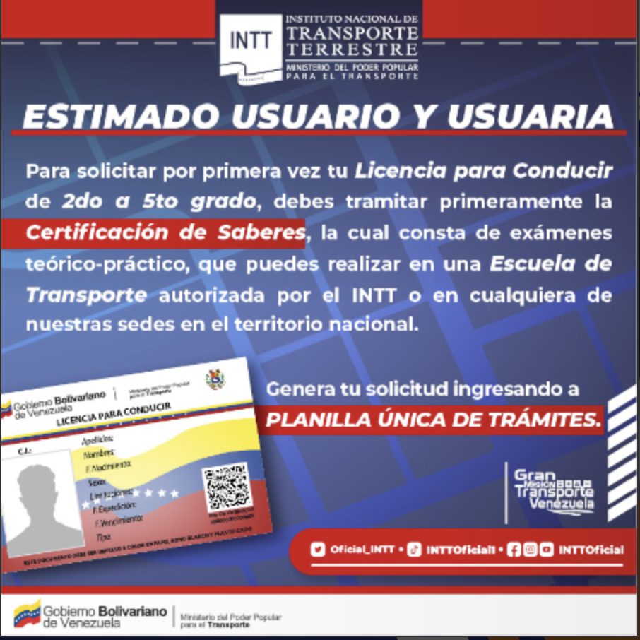 Certificación de saberes: ¿de qué se trata el nuevo requisito del INTT ...