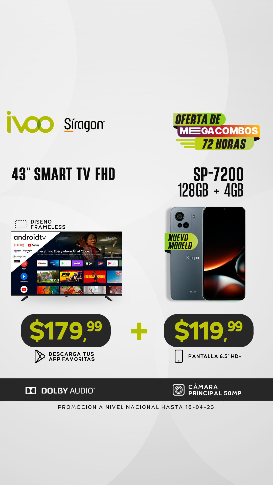 IVOO "Mega Combos": estos son los precios de oferta por 72 horas ...