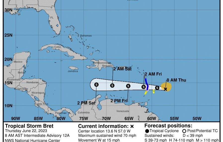 La tormenta tropical Bret se acerca: así afectará a Venezuela | El Estímulo