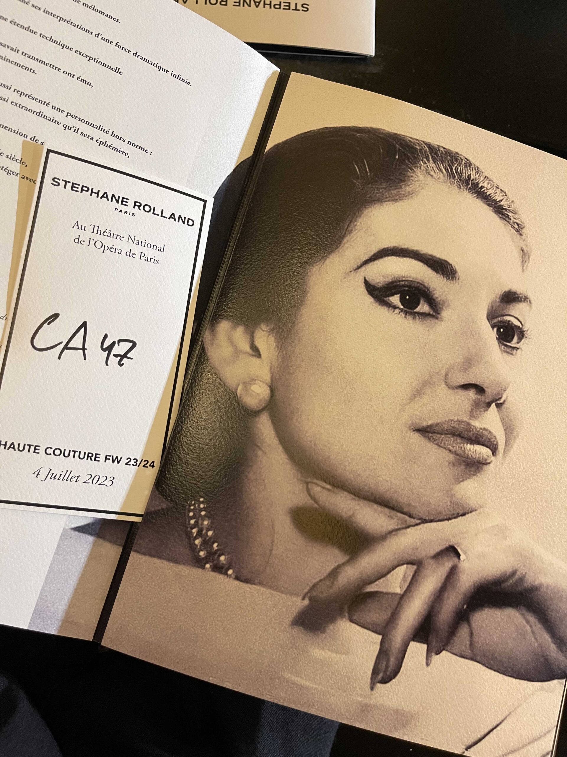 Así fue el espectacular homenaje de Stephane Rolland a María Callas