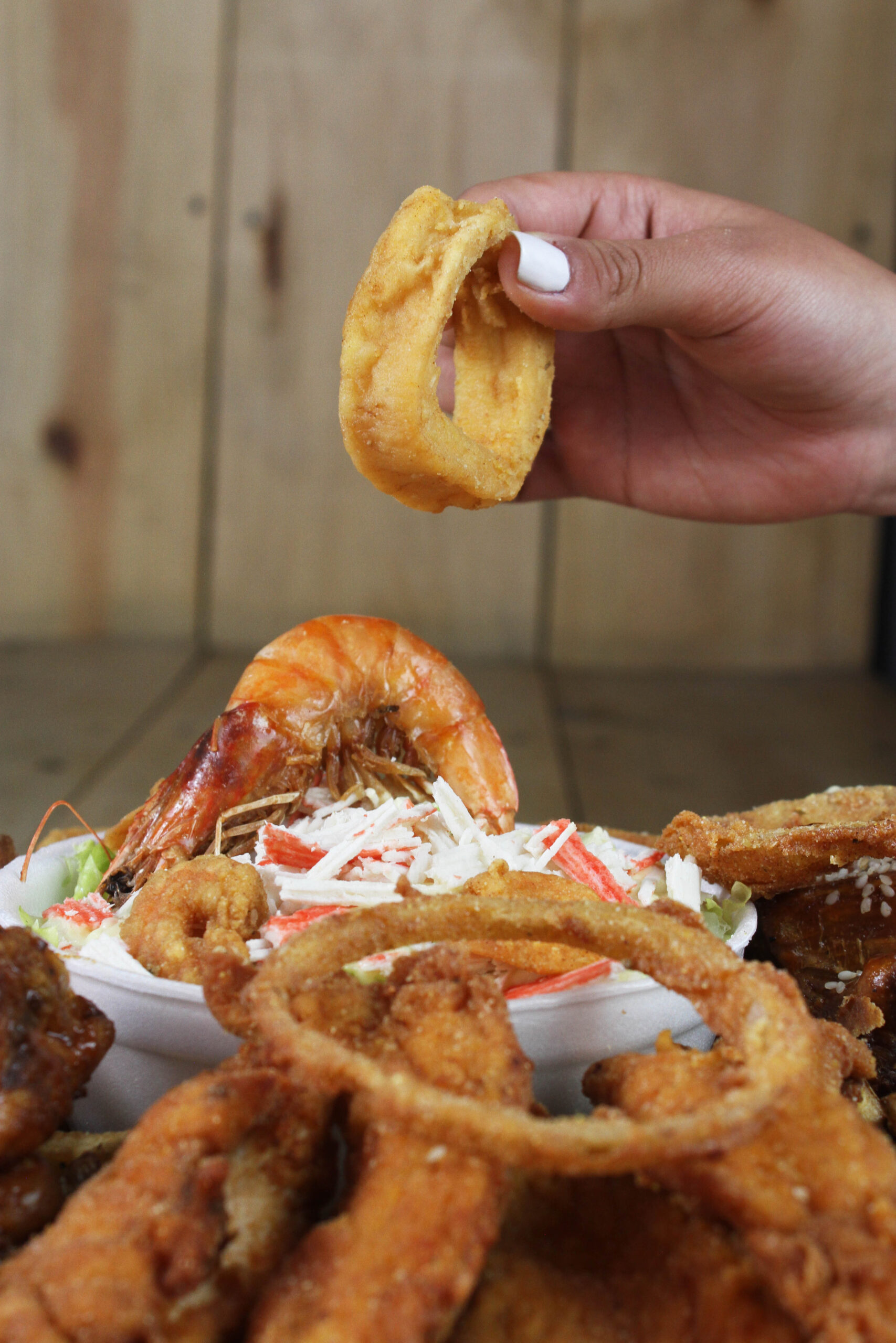 Camaron Chicken, donde el pollo y los camarones se lucen juntos ...