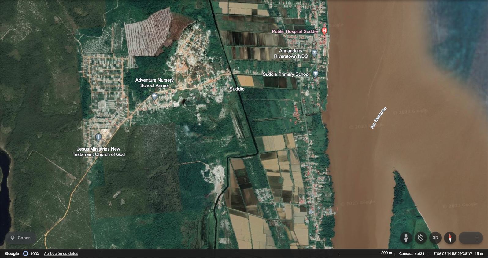 Guyana controla el Esequibo. ¿Qué hay debajo de ese mapa ahora sin rayas?