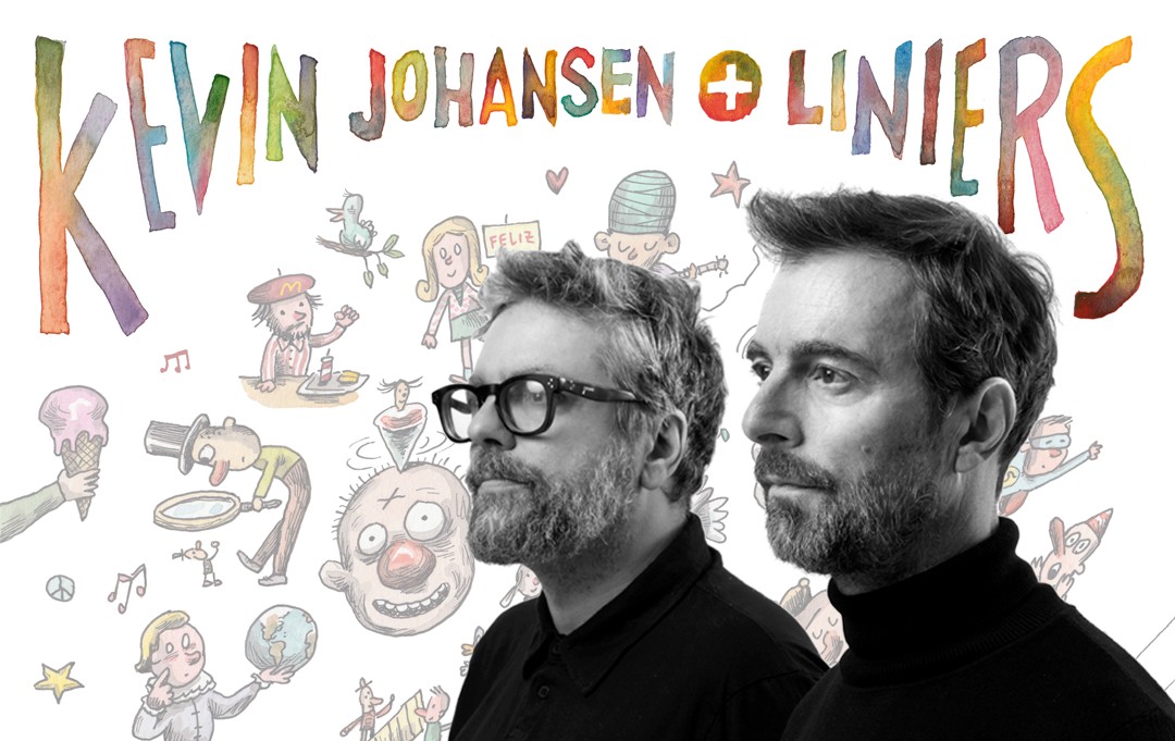 Kevin Johansen y Liniers fusionan buena música con humor gráfico