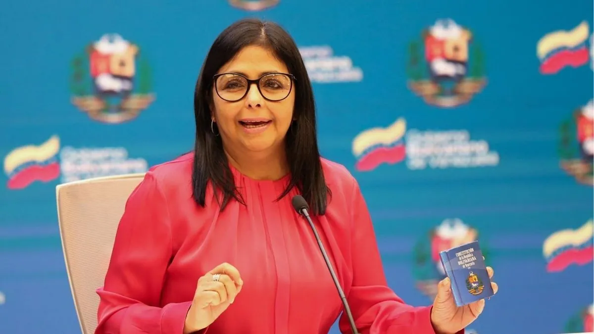 Delcy Rodríguez asegura que producción de petróleo seguirá activa en ...