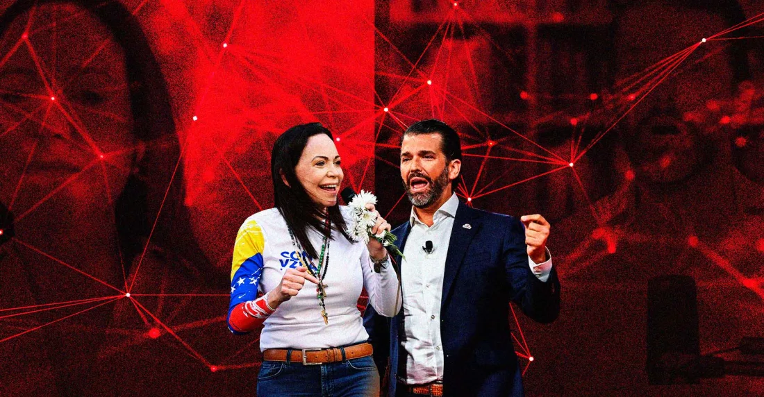 Cinco frases de María Corina Machado al hijo de Donald Trump