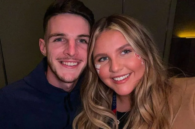 Declan Rice es criticado por el aspecto físico de su pareja… otra vez
