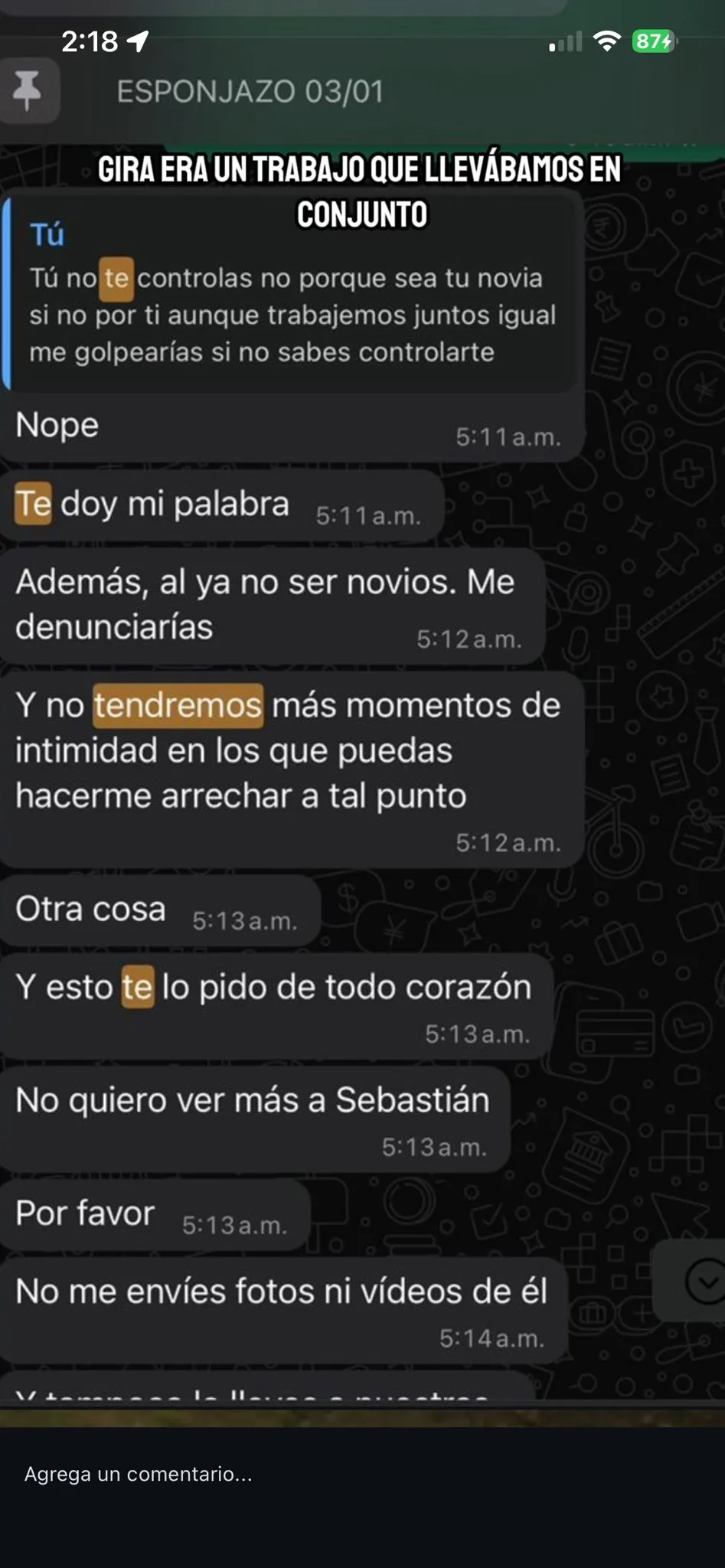 Expareja denuncia a comediante Daniel Negrín por violencia de género