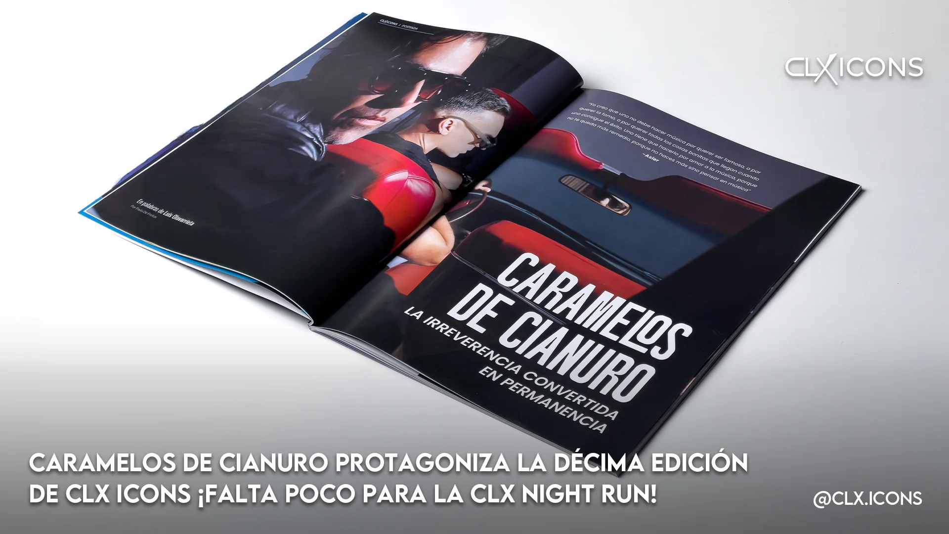 Caramelos de Cianuro es la portada de CLX ICONS