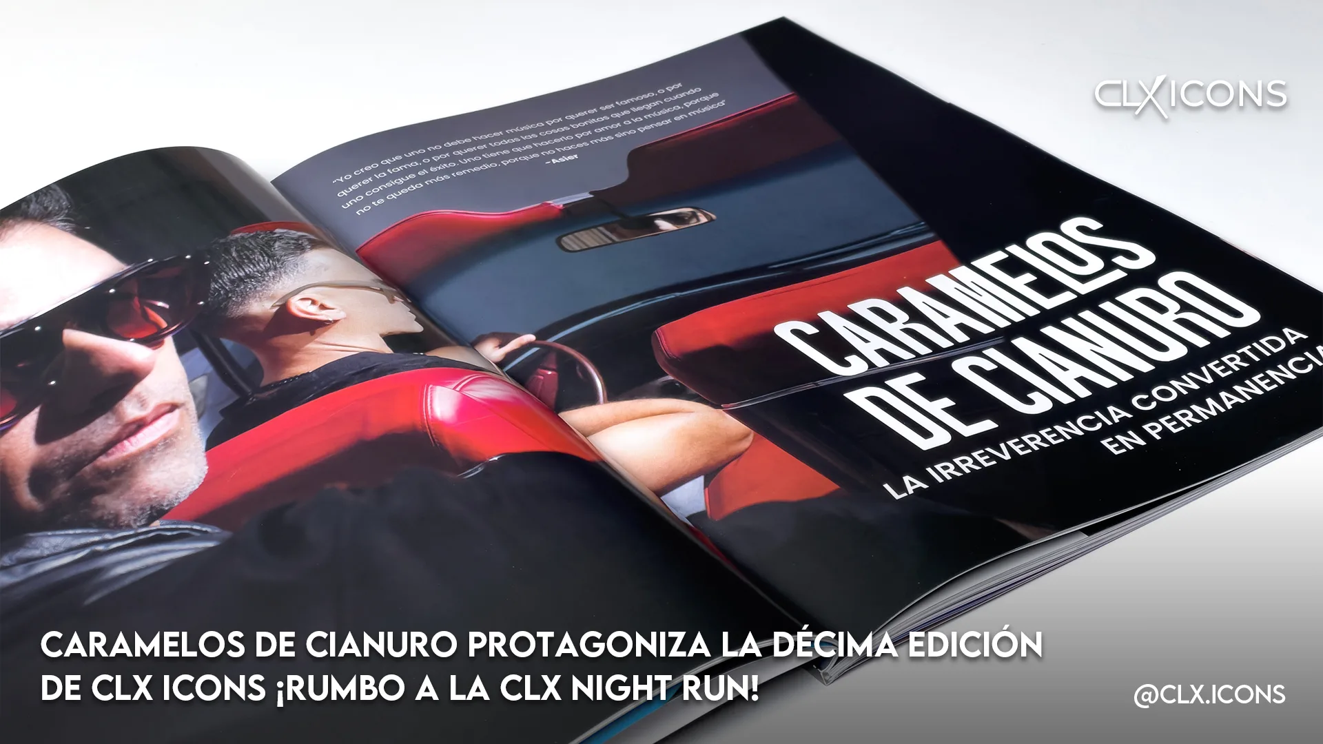 Caramelos de Cianuro es la portada de CLX ICONS